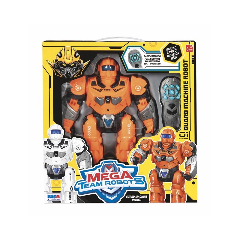 Rstoys 12192 - Robot Radiocomandato Guard Machine Ricarica Usb